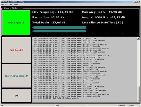Back Up Server Qsound Soft