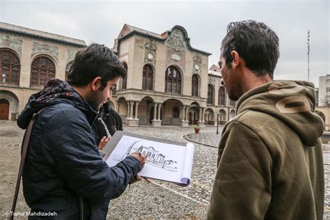 گزارش تصویری چهارمین دورهمی کروکی معماری انجمن علمی معماری در عمارت
