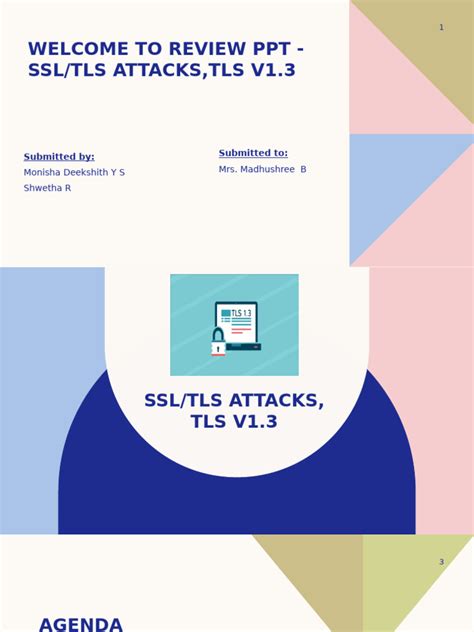 Network Security Ppt Pdf Transport Layer Security Security Technology