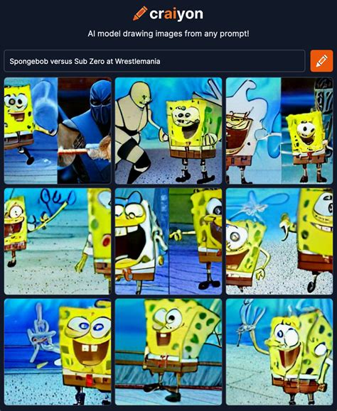 Spongebob Versus Sub Zero At Wrestlemania Rdallemini