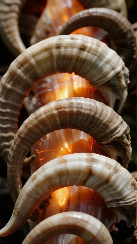 Free Illuminated Spiral Shells Image Shells Spiral Amber Download