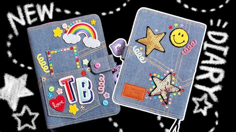 다이어리꾸미기 0180 킨보르 데님 다이어리 셋업 표지 꾸미기 새 다이어리 Y2k 다이어리 Youtube