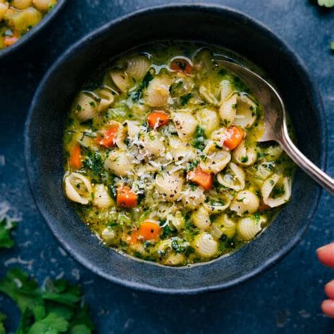 Vegetable Pasta Soup Best Herb Blend Chelseas Messy Apron