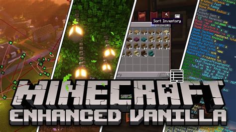10 Enhanced Vanilla Minecraft Mods For Any Multiplayer Server Youtube