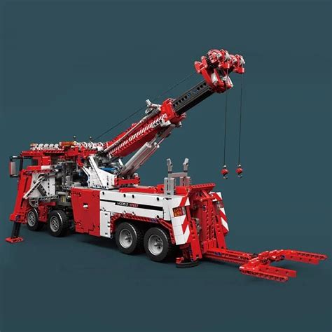 Moc Rc App Motorized Road Building Blocks Truck Toys