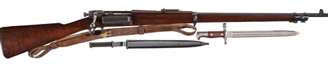 At Auction Us Springfield Model 1898 Krag Jorgensen Rifle With Bayonet