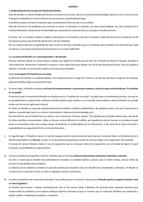 Tema 1 Filosofia Del Derecho Apuntes De Filosofía Del Derecho Docsity