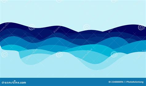 Abstract Wavy Background In Pastel Color Design Sweet Color Stock Vector Illustration Of
