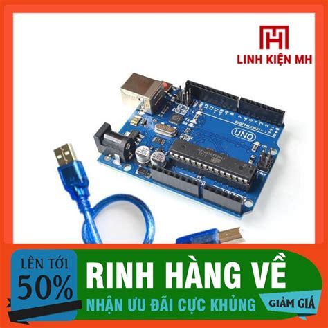 Mua Arduino Uno R3 Chip ChÂn CẮm Kèm Cáp Linhkienmh Giá Rẻ Nhất