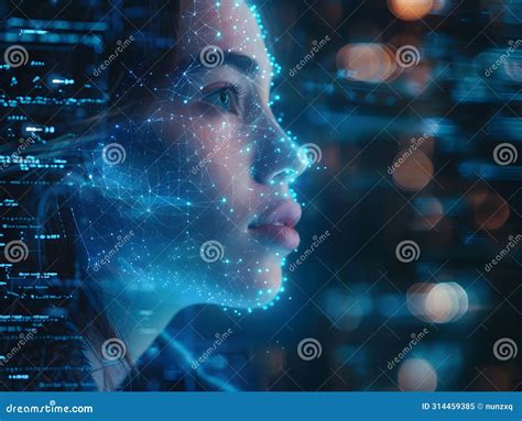 Holographic Technological Interface Visionary Digital Communication Of