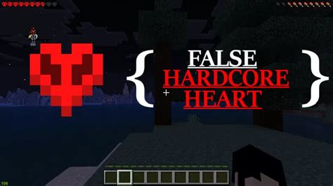 False Hardcore Heart Bedrock Minecraft Texture Pack