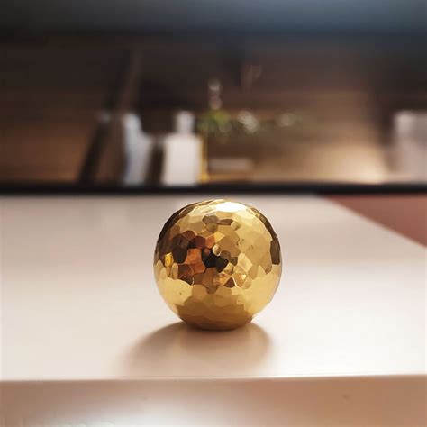 Hammered Round Brass Knobs For Cabinets Dresser Knobs Drawer Knobs Decorative Knobs Closet Knobs