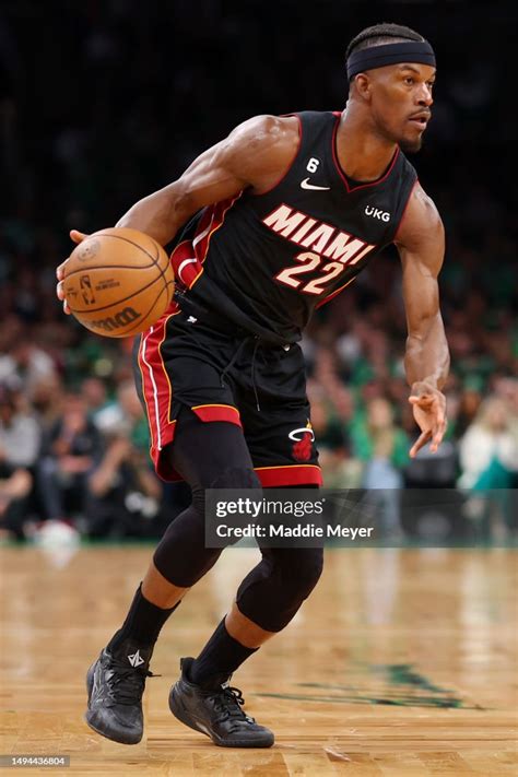 Jimmy Butler Of The Miami Heat Dribbles During The Third Quarter