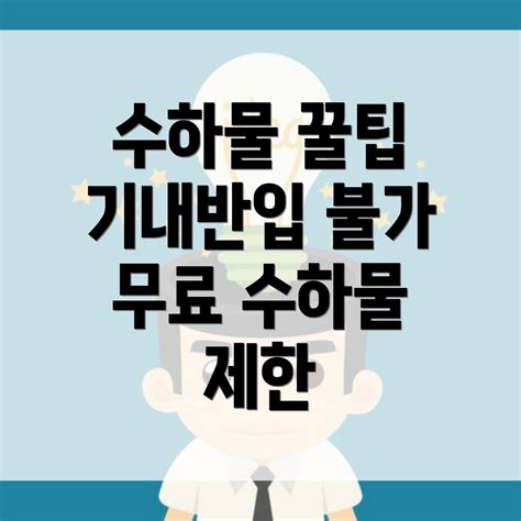 티웨이항공 수화물 규정 기내반입 금지물품과 무료 수하물 제한 사항 안내