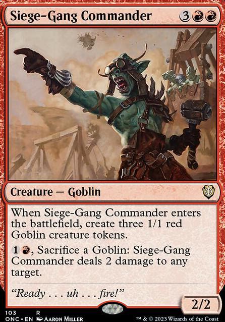 Goblin Deck Commander Edh Mtg Deck