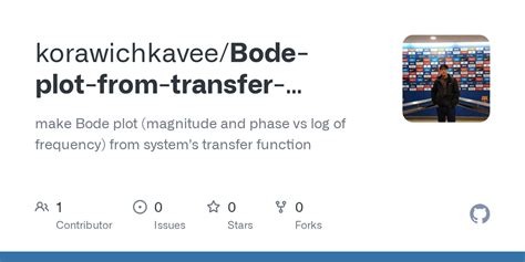 Github Korawichkavee Bode Plot From Transfer Fuction Python Make Bode Plot Magnitude And