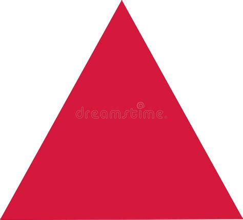 Triangle Red Vector Stock Vector Illustration Of Abstract 107204098