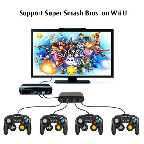 Best 8 Hycarus Gamecube Adapter For Nintendo Switch Gamecube Controller Adapter And Wii U And Pc