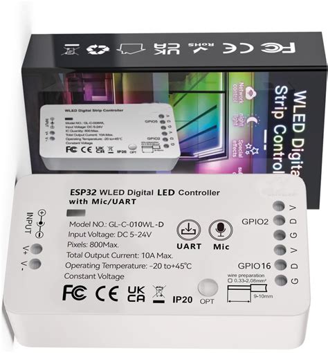 Spyshop Wled Led Light Strip Controller Dc 5 24v Addressable India Ubuy