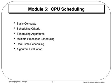 Cpu Scheduling Algorithms Of Operating Systems Ppt