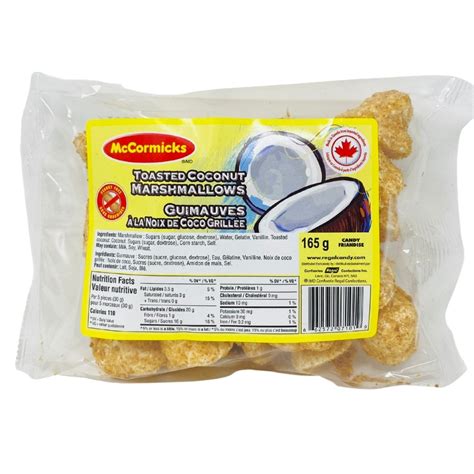 Mccormicks Toasted Coconut Marshmallow 165g Candy Funhouse Candy
