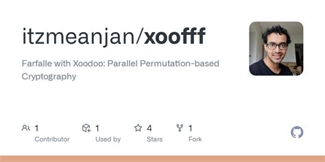 Github Itzmeanjan Xoofff Farfalle With Xoodoo Parallel Permutation Based Cryptography