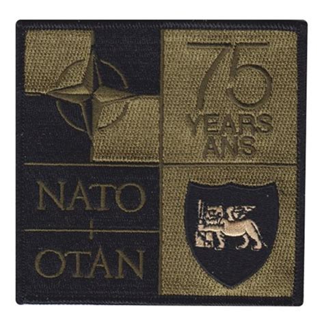 Nato Otan 75 Years Ocp Patch North Atlantic Treaty Organization