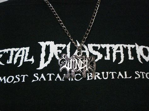 Windir Necklace Pendant Black Metal 053