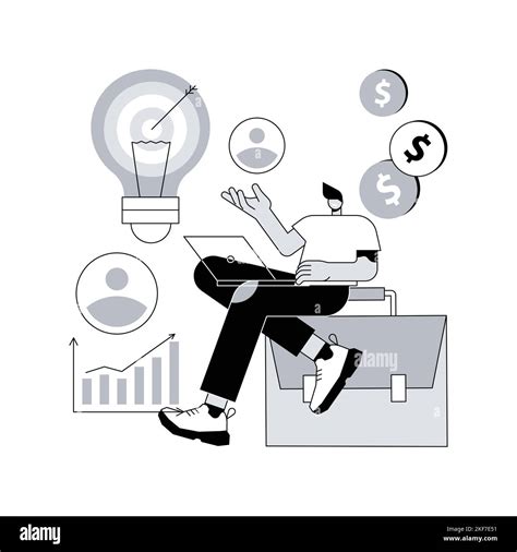 Project Initiation Abstract Concept Vector Illustration Project