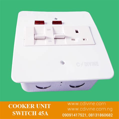 Cooker Unit Switch 45A C DIVINE ANSWER