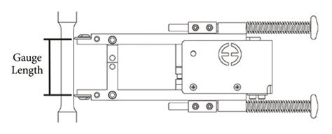 Extensometer With A50 Mm Gauge Length Download Scientific Diagram