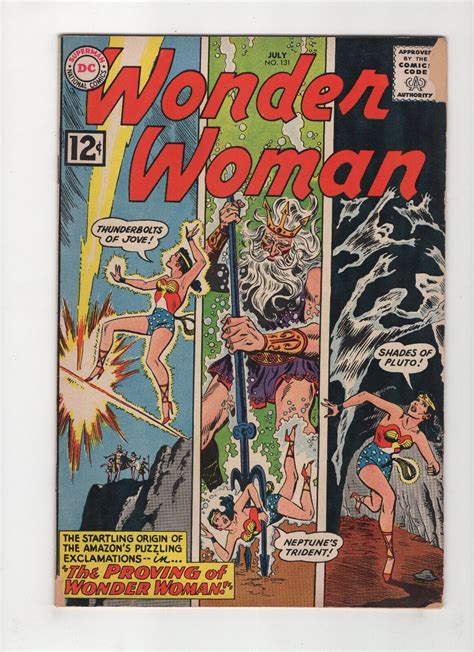 Wonder Woman 131 Dc Comics 1962 Cool Vintage Toys