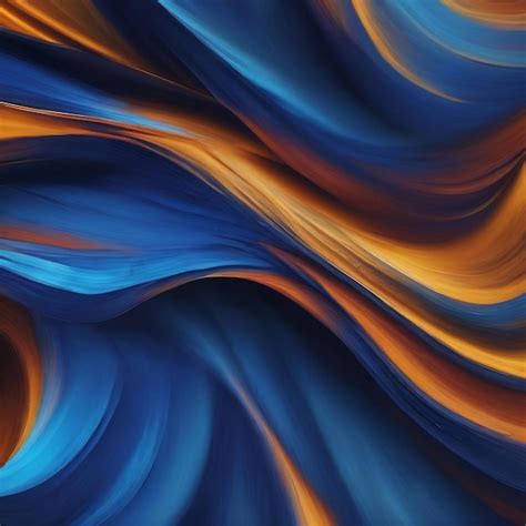 Premium Ai Image Blurry Blue Abstract Background