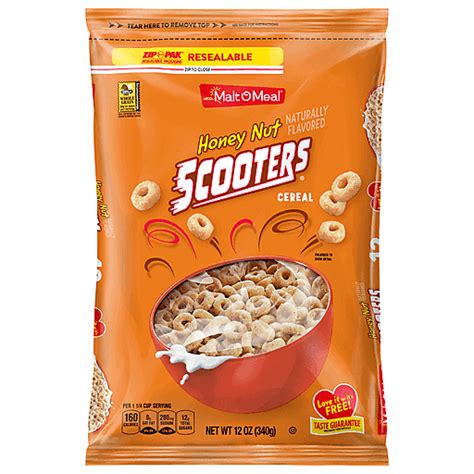 Malt O Meal Scooters Honey Nut Cereal 12 Oz Cereal Fosters