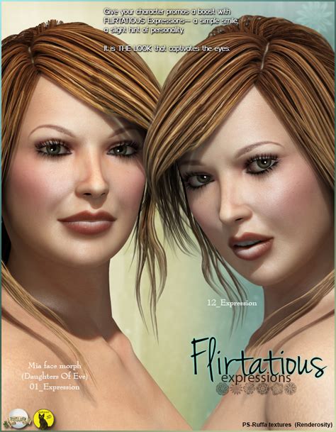 Flirtatious Expressions Daz 3d