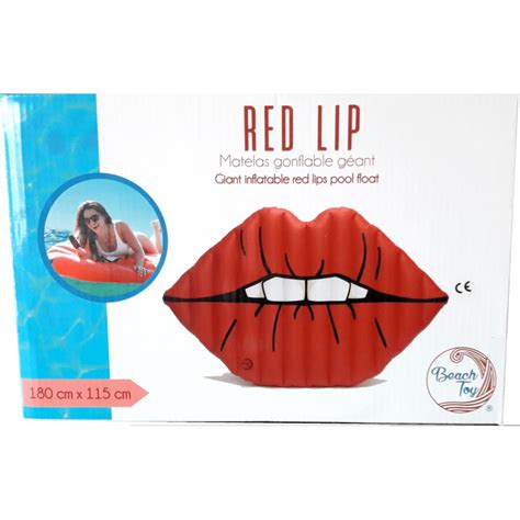 Red Lips Giant Inflatable Pool Float Beach Toy