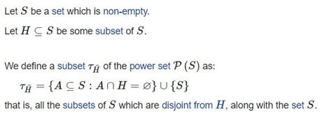Solved Definition A topological space X τ is called Chegg