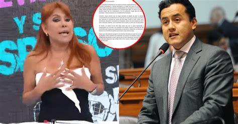 Magaly Medina Ampay Richard Acuña Esposo De Brunella Horna Envio