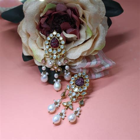 Polki Sets - Polki Necklace Set - Traditional Polki Jewellery