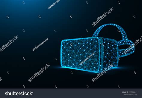 Vr Glasses Low Poly Design Virtual Stock Vector Royalty Free 1537696811