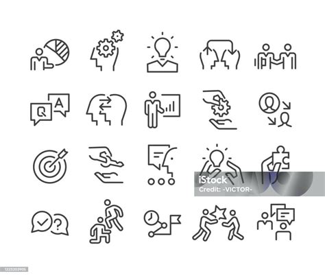 指導圖示 經典系列向量圖形及更多圖示圖片 圖示 師徒制 專注 Istock