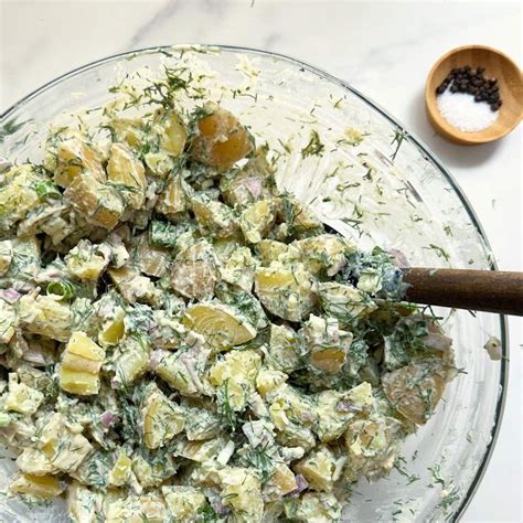 Easy Vegan Dill Potato Salad No Mayo No Oil