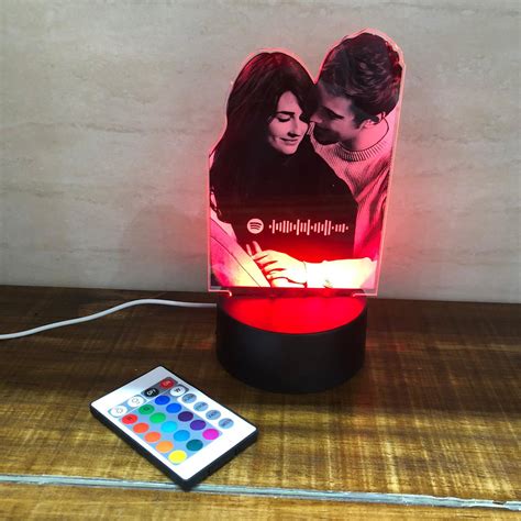 Luminária Led Código Spotify Corte Especial Elo7
