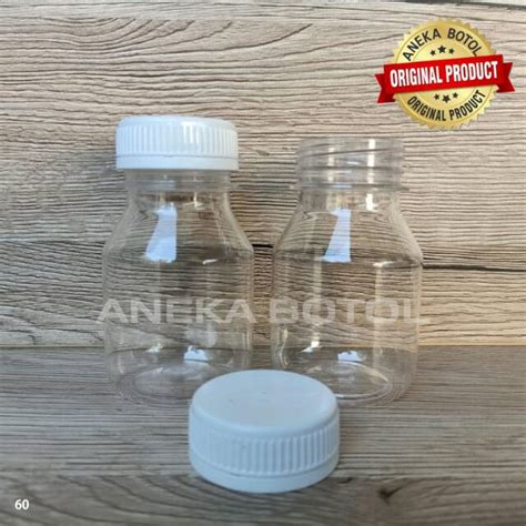 Jual BOTOL KAPSUL ISI BENING TUTUP PUTIH CAPSULE BOTTLE BOTOL KOSONG MURAH ORIGINAL