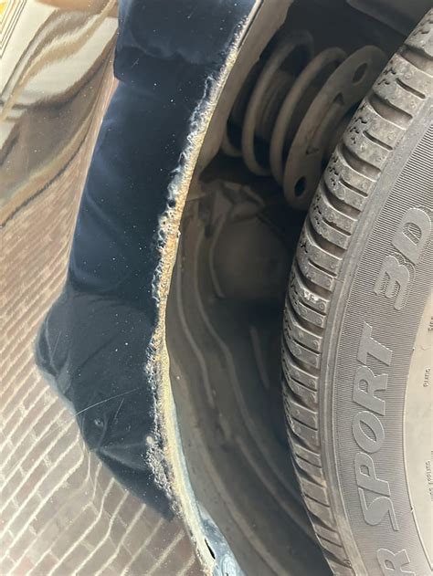 rust developing on front wheel arch mazda 6 2014 r mazda6