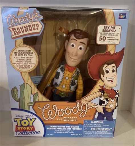 DISNEY PIXAR THINKWAY Toys Toy Story Collection Sheriff Woody Talking