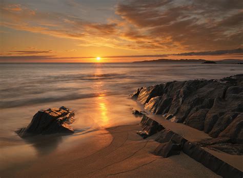 Satsuma Sunset Traigh Mhor Traigh Mhor Harris Scotland Transient