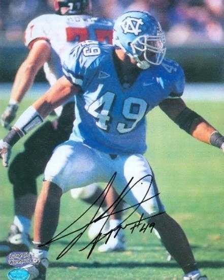 Julius Peppers Autographed 8x10 Photo University Of North Carolina