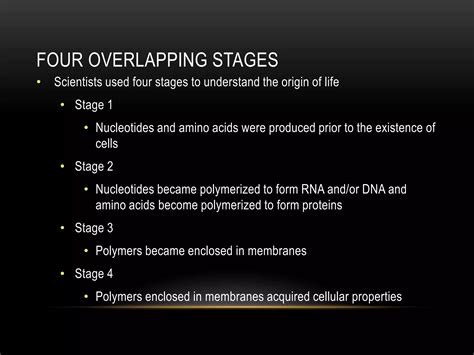 Biology Bartel And Szostak Experiment Ppt