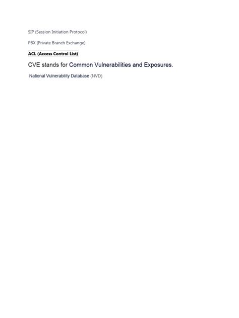 Cve Stands For Common Vulnerabilities And Exposures Pdf